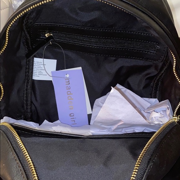 Madden Girl | Bags | Nwt Madden Girl Mini Backpack Black One Size ...